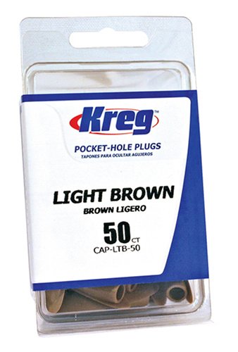Kreg CAP-LTB-50 Light Brown Plastic Plugs 50-Count: Amazon.co.uk: DIY ...