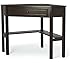 Amazon.com: Simple Living Black Wood Corner Computer Desk with Drawer ...