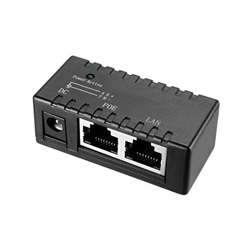 uxcell POE Injector Splitter POE Combiner DC 5-48V Power Over Ethernet ...