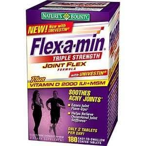 Amazon.com: Flex-A-Min Glucosamine Chondroitin MSM, Triple Strength ...