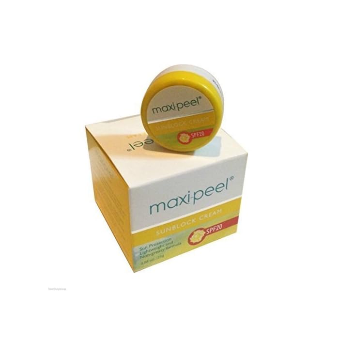 Buy Maxi Peel Sunblock Cream with SPF 20 25g Genuine Philippines ...