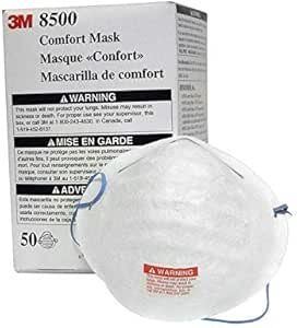 3M 8500 COMFORT MASK 50 PACK: Amazon.ca: Tools & Home Improvement