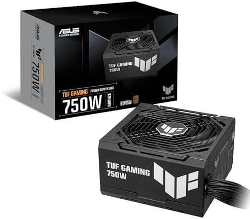 ASUS TUF Gaming 750W Bronze PSU (Power Supply, 80 PLUS Bronze, Military-grade Certification ...