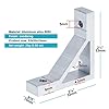 10 Pack 2020 Series Corner Bracket L Shaped Braces Aluminium Extrusion ...