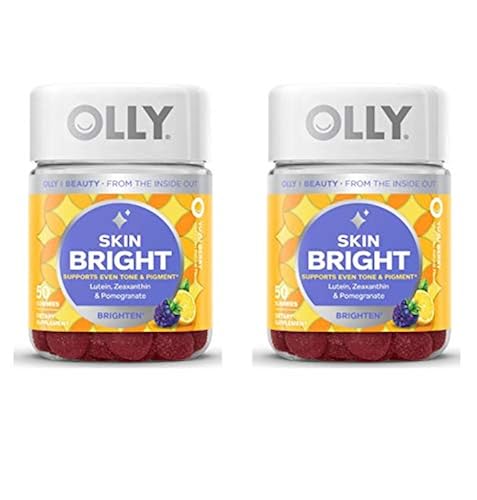 Olly Skin Bright Gummy Vitamins! 100 Gummies (2 Pack) Yuzu Berry Flavor ...