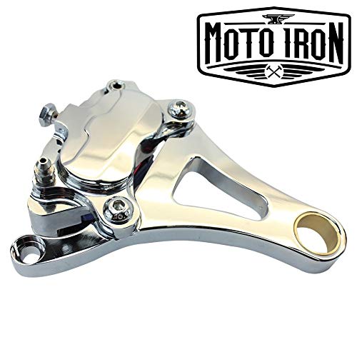 Motorcycle & ATV Springer Front End Brake Caliper Kit Right Side Chrome ...