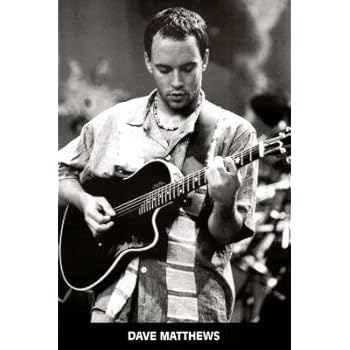Amazon.com: Dave Matthews Band (Dave, Black & White) Music Poster Print ...