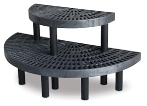 Amazon.com : RTS Home Accents Plastic Half Round Plant and Decor Stand ...