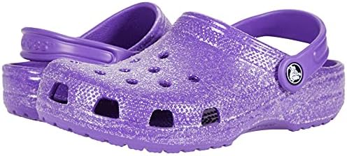Crocs Classic Glitter Clog K, Unisex-Child Clog Neon Purple, 27/28 EU price in Saudi Arabia ...