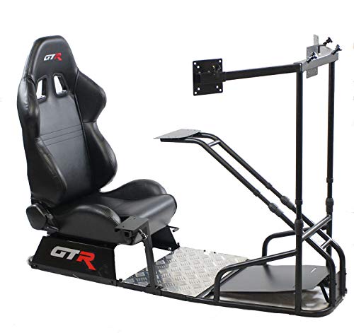 GTR Simulator GTS-F Model Majestic Black Frame Triple | Single Monitor ...