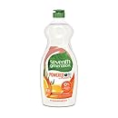 Amazon.com: Seventh Generation Dish Liquid Soap, Clementine Zest ...