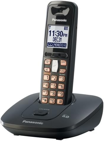 Panasonic KX-TG6411 Téléphone sans fil DECT / GAP Mains-libres Noir ...