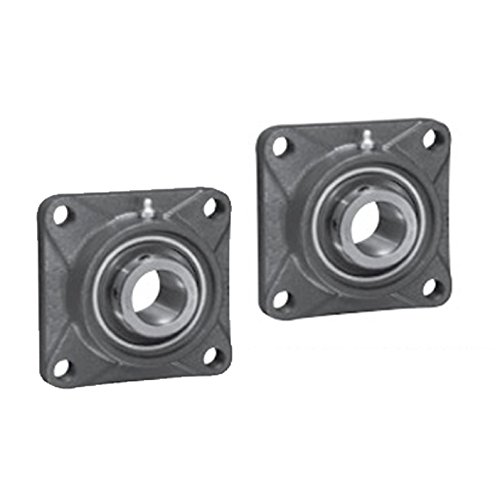 2x 1.125in Flange Unit Cast Iron UCFS206-18 Mounted Bearing UC206-18 ...