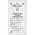Amazon.com: Bloc Loc~Half Rectangle Triangle Large 2-1 Acrylic Ruler