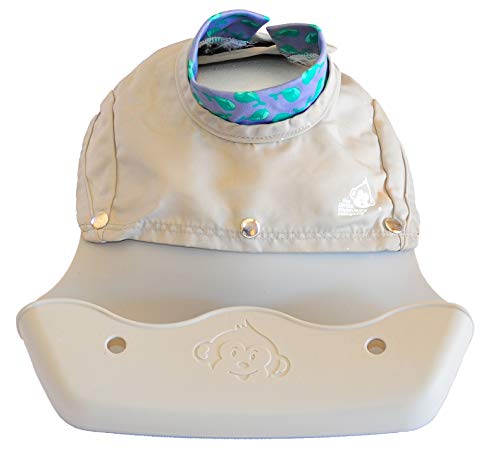 The Little Monkey Company Silicone Bibs for Babies and Toddlers - Wipes ...