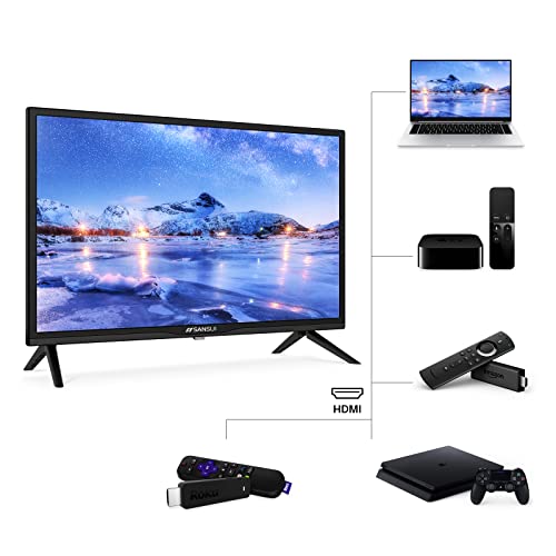SANSUI ES24Z1, 24 inch HD (720P) LED TV with Built-in HDMI, USB, VGA ...