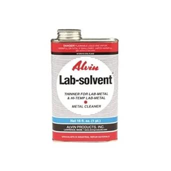 Lab-Solvent for Lab-metal and Hi-Temp Lab-Metal, 16 oz - No. 20102 ...