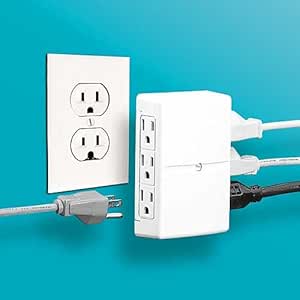 Smart Plug Multi Outlet - Plug Outlet Sideways - Amazon.com