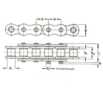 Metric Roller Chain Part No: A-RC40M: Amazon.com: Industrial & Scientific