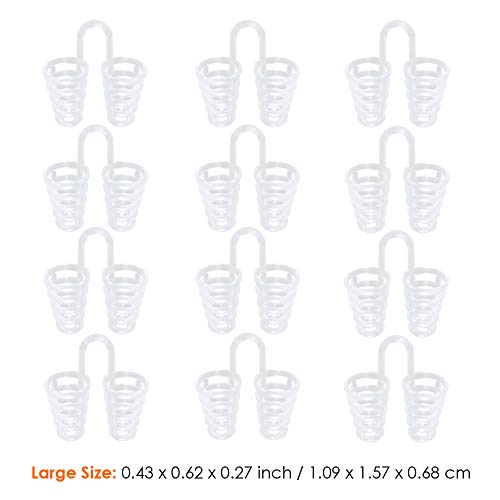 Nose Relief Nasal Dilator - (Pack of 12 Large Size) Hard Silicone Vents ...