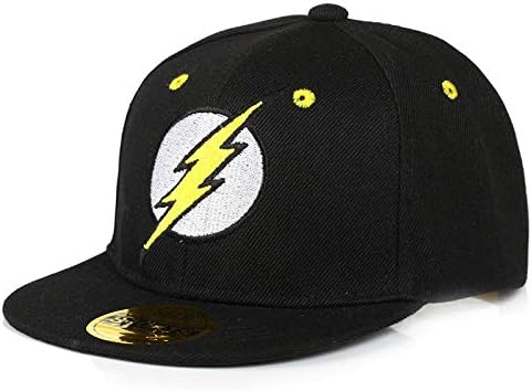 The Flash Hip Hop Cap Cute Cartoon Baseball Hat for Children - Black ...