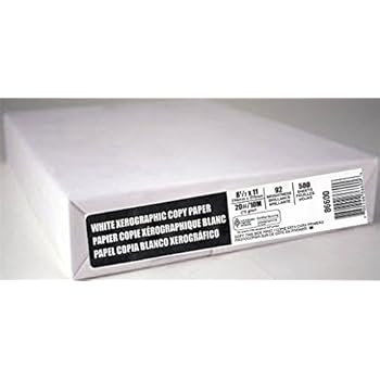 Amazon.com : Xerographic Copy Paper Multipurpose Fax Laser Inkjet ...