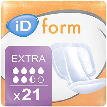 iD Expert Form Disposable Extra Incontinence Pads, Men's and Women's ...