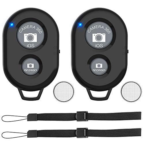 Bluetooth Camera Remote Shutter for Smartphones (2 Pack), zttopo ...