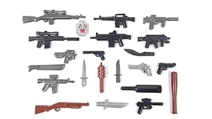 BrickArms Zombie Defense Pack 2016, Pistol Set Custom Weapons for LEGO ...