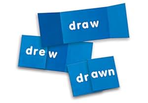 Amazon.com: Learning Resources Fold Up Flashcards, Verb Tense: Toys & Games