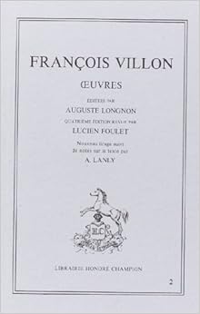 Amazon.fr - Les Lais - Le Testament - Poésies diverses - Villon ...