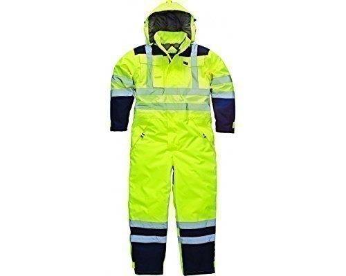 Buy Dickies Hi Vis Waterproof Safety Coverall Overall Boiler Suit Auto ...