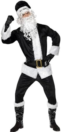 Bah Humbug Santa Costume, Black And Whit: Amazon.co.uk: Kitchen & Home