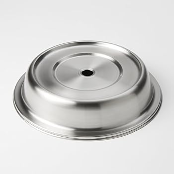 Amazon.com | Cheftor 10" Polished Stainless Steel Cloche Dome Plate and ...