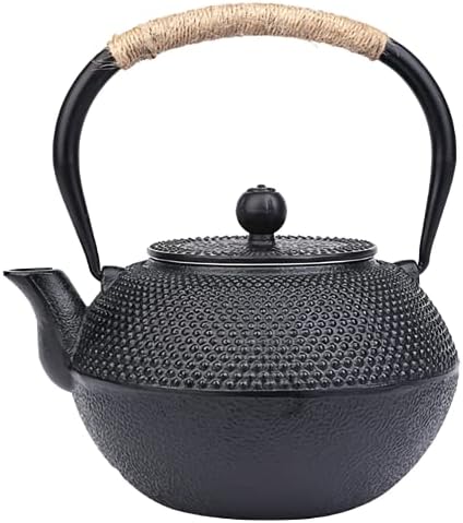 Beauenty Cast Iron Teapot,40oz/1200ml Japanese Tetsubin Tea Kettle with ...