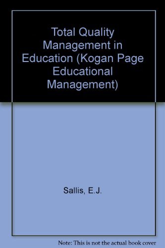 Total Quality Management in Education : Sallis, Edward: Amazon.es: Libros