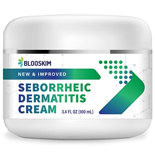 Blooskim Seborrheic Dermatitis Cream, Fast-Acting Treatment for Face ...