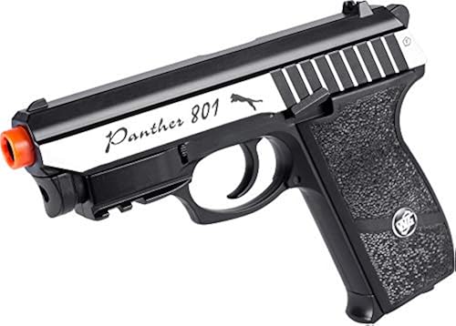 Evike Panther P-801 Full Metal Airsoft CO2 Gas Blowback High Power Hand ...