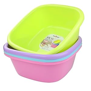 Amazon.com: Anbers 12-Quart Dish Pan / Wash Basin, 13" x 13" x 5.12 ...