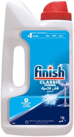 Finish Dishwasher Detergent Powder, Classic Scent, 1kg price in UAE ...