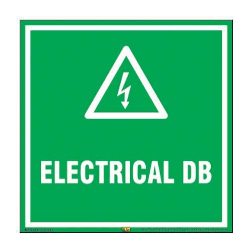 Mr. Safe - Electrical DB Sign Eco Vinyl Sticker 8 inch X 8 inch: Amazon ...