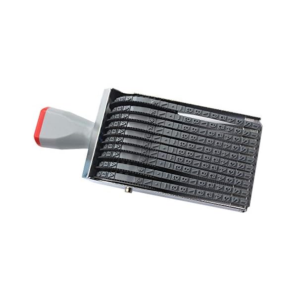 Number Stamp, 10 Digits Rubber StampPersonalized English Alphabet ...