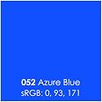 Amazon.com: ORACAL 651 Gloss Azure Blue Permanent Adhesive Craft Vinyl ...