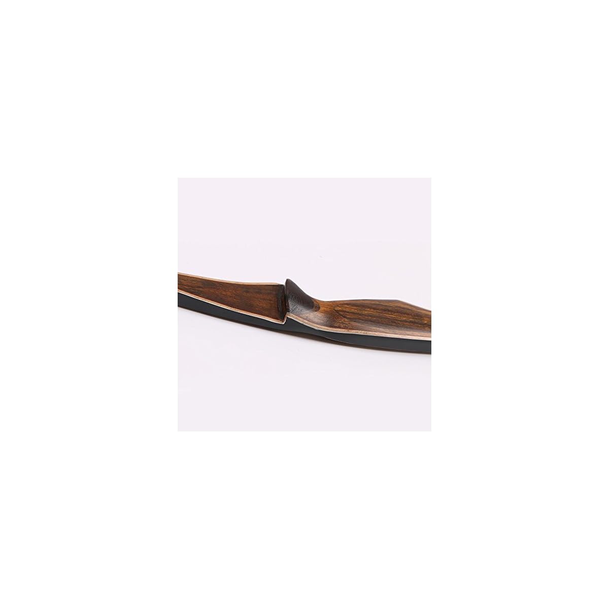 Toparchery Archery Hunting Recurve Bow One Piece Traditional Wood ...
