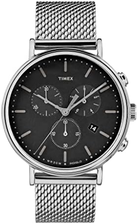 سعر TIMEX Unisex's Watch With Black Stainless Steel Band فى مصر ...