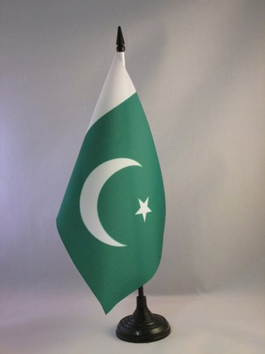 Amazon.com : AZ FLAG Pakistan Table Flag 5'' x 8'' - Pakistani Desk ...