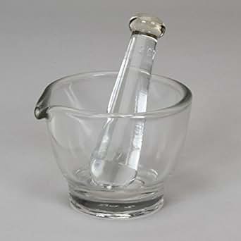 Mortar and Pestle, Glass, 2 oz: Science Lab Mortars And Pestles: Amazon ...