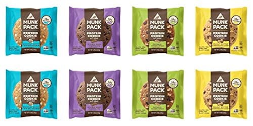 Munk Pack Soft Baked Protein Cookie | Plant Based & Vegan Snacks | Non ...