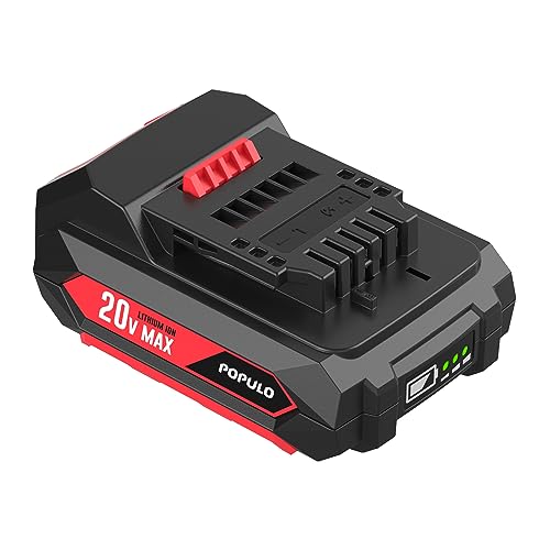 populo 20V Max Lithium ion 2.0Ah Battery Pack PPLBP,Only Suitable 20V ...