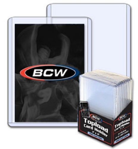 50ct BCW 3.5mm 138pt Real Thick Card Top Loaders | Amazon price tracker ...